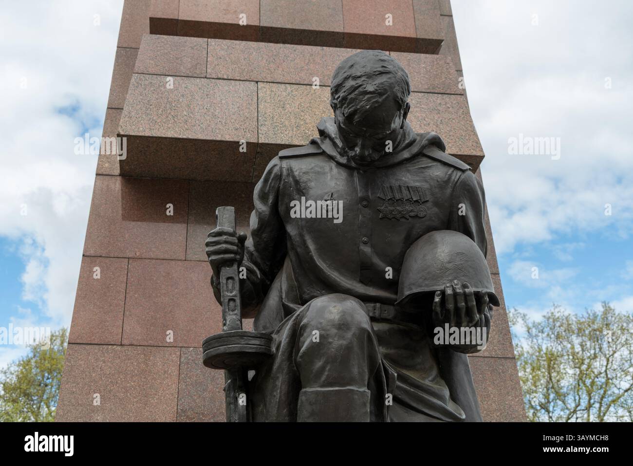 Berlin, April 22, 2025: The Soviet Memorial is a war memorial and ...