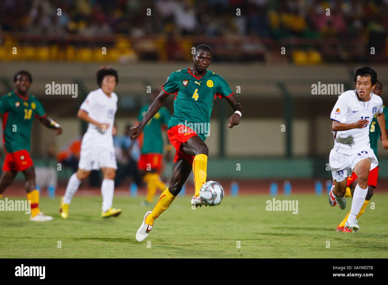 Banana Yaya of Cameroon brings the ball down during a FIFA U-20 World ...