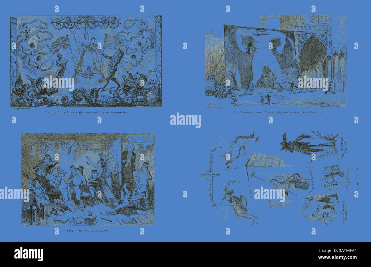 Etchings of mythical creatures hi-res stock photography and images - Alamy