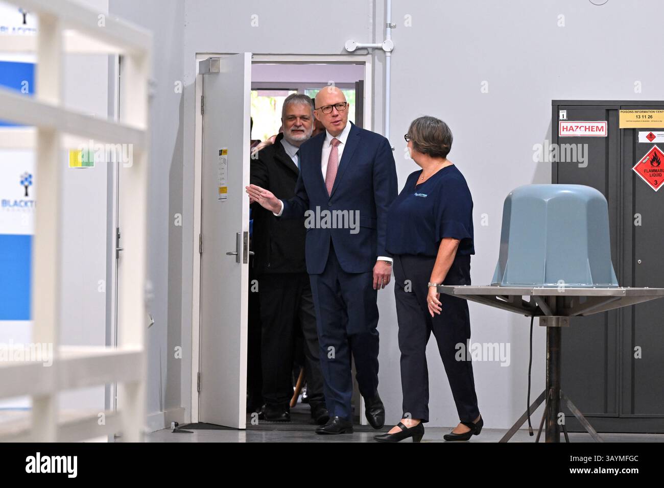 Perth, Australia. 23rd Apr, 2025. Leader of the Opposition Peter Dutton ...