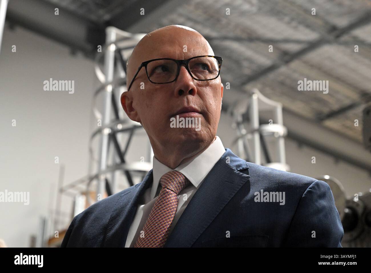 Perth, Australia. 23rd Apr, 2025. Leader of the Opposition Peter Dutton ...