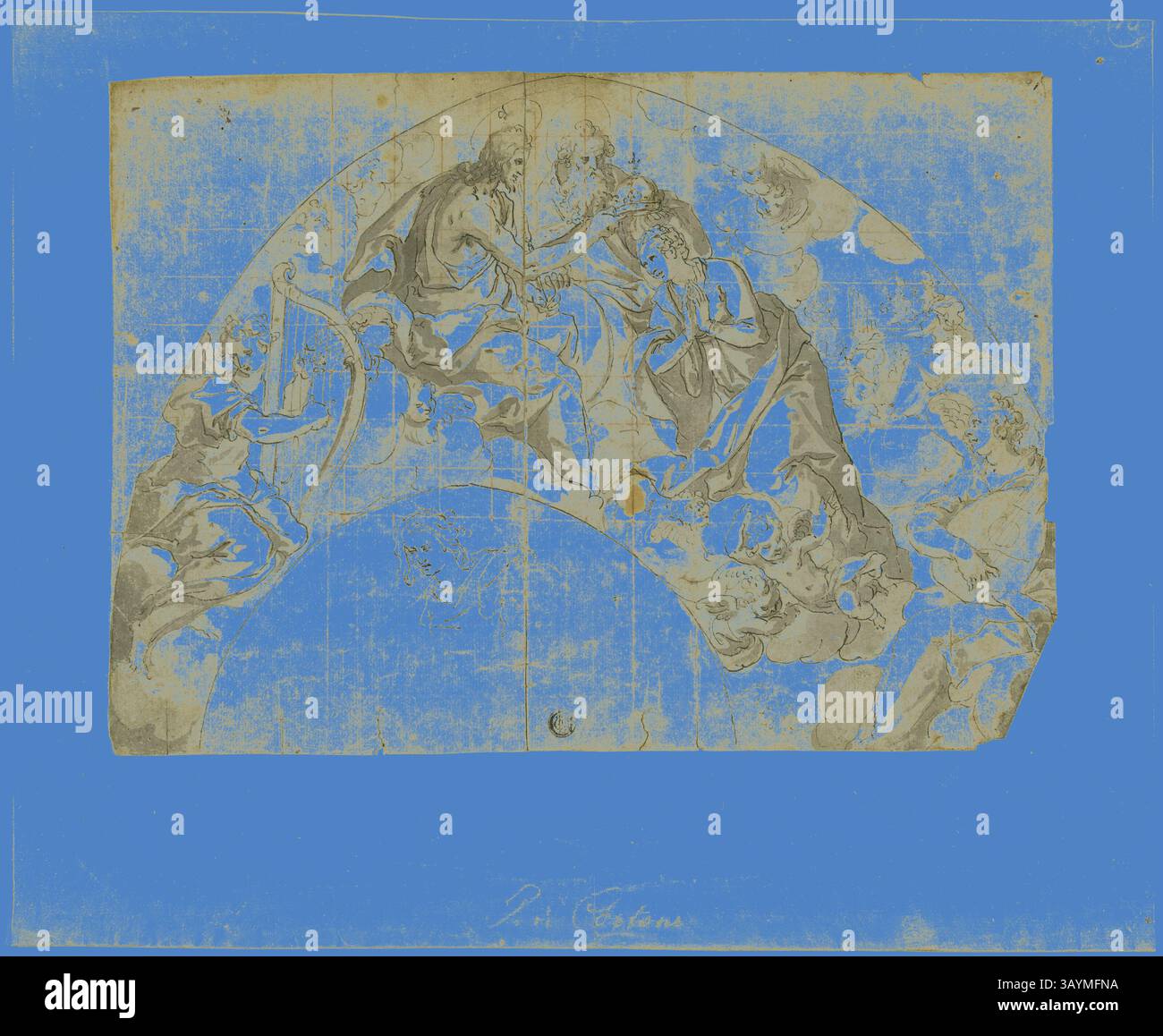 A grand archway features intricate figures intertwined in a dynamic ...