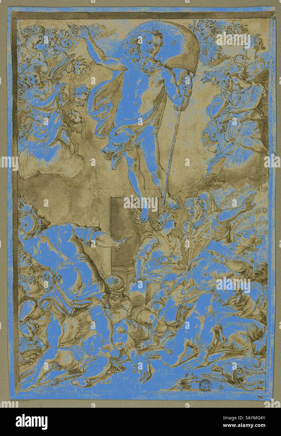 Composition conveys powerful themes of resurrection hi-res stock ...