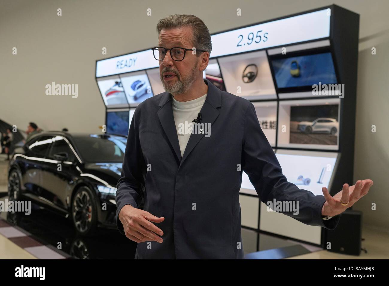 Stefan Sielaff, vice president of global design, Zeekr Group speaks ...