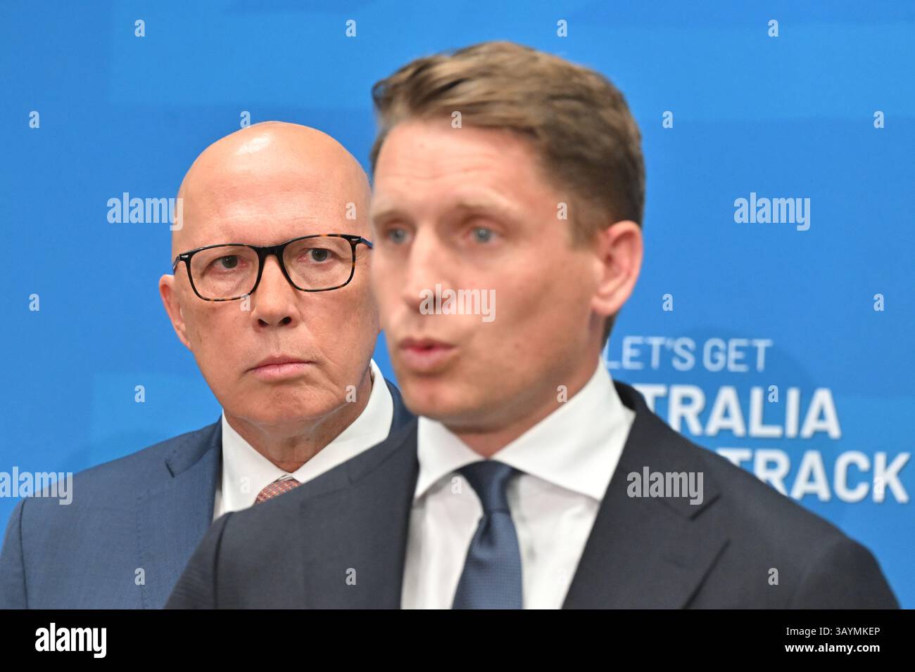 Leader of the Opposition Peter Dutton and Shadow Minister for Defence ...