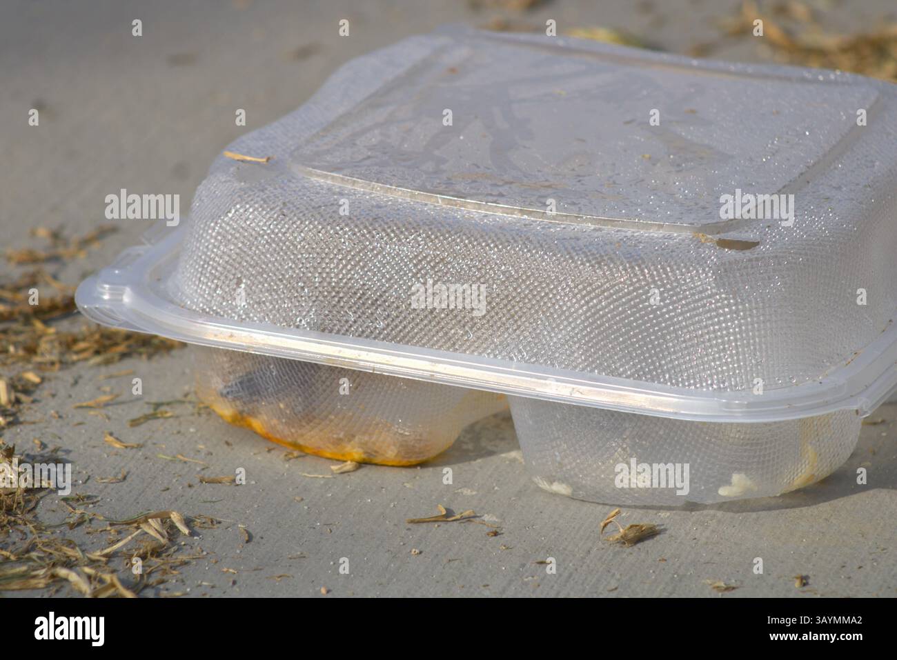 clear plastic food takeout container Stock Photo - Alamy