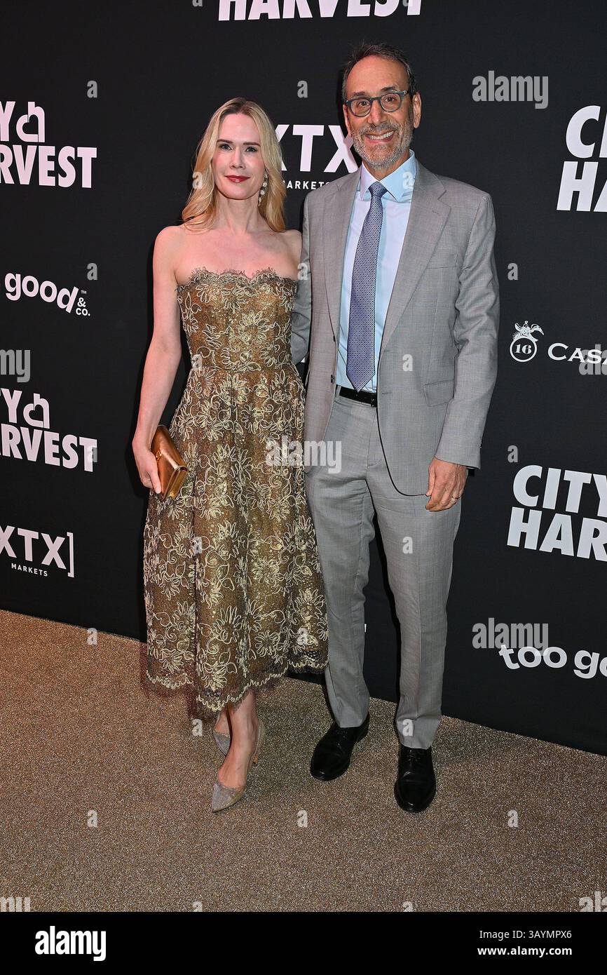 Stephanie March and Dan Benton attends The City Harvest presents The ...