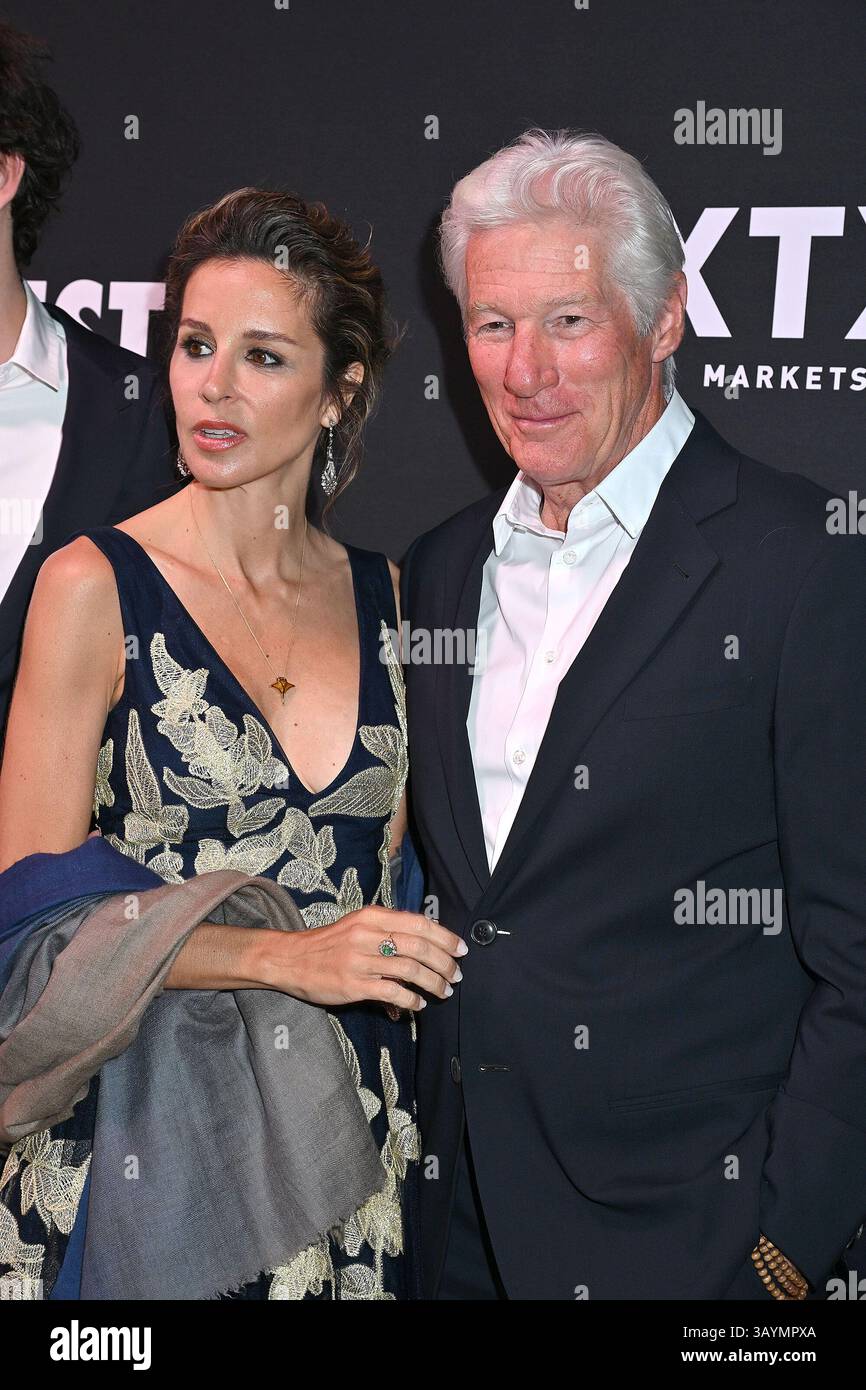 Homer Gere, Alejandra Gere amd Richard Gere attend The City Harvest ...