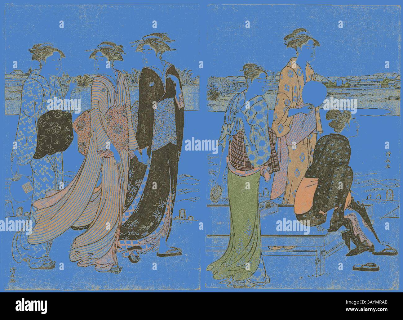In traditional attire stroll past hi-res stock photography and images ...