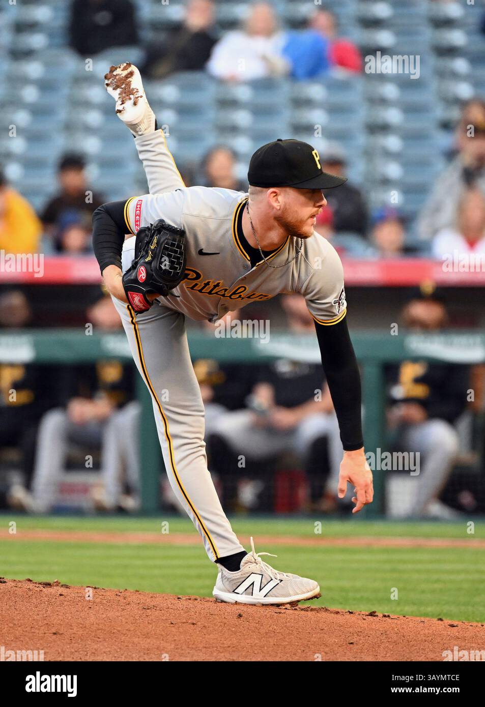 ANAHEIM, CA - APRIL 22: Pittsburgh Pirates pitcher Bailey Falter (6 ...