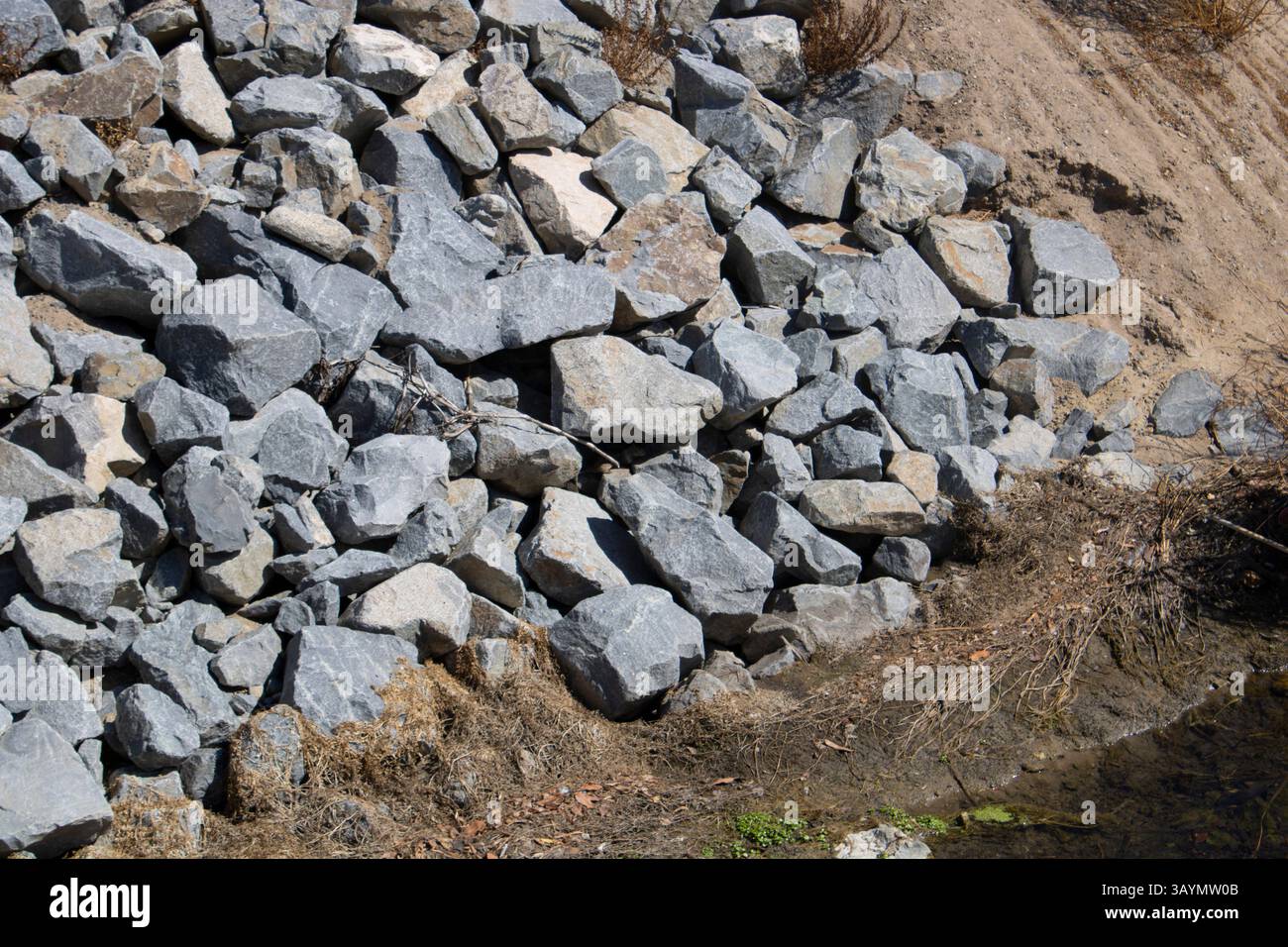 Pile river rocks on hi-res stock photography and images - Alamy