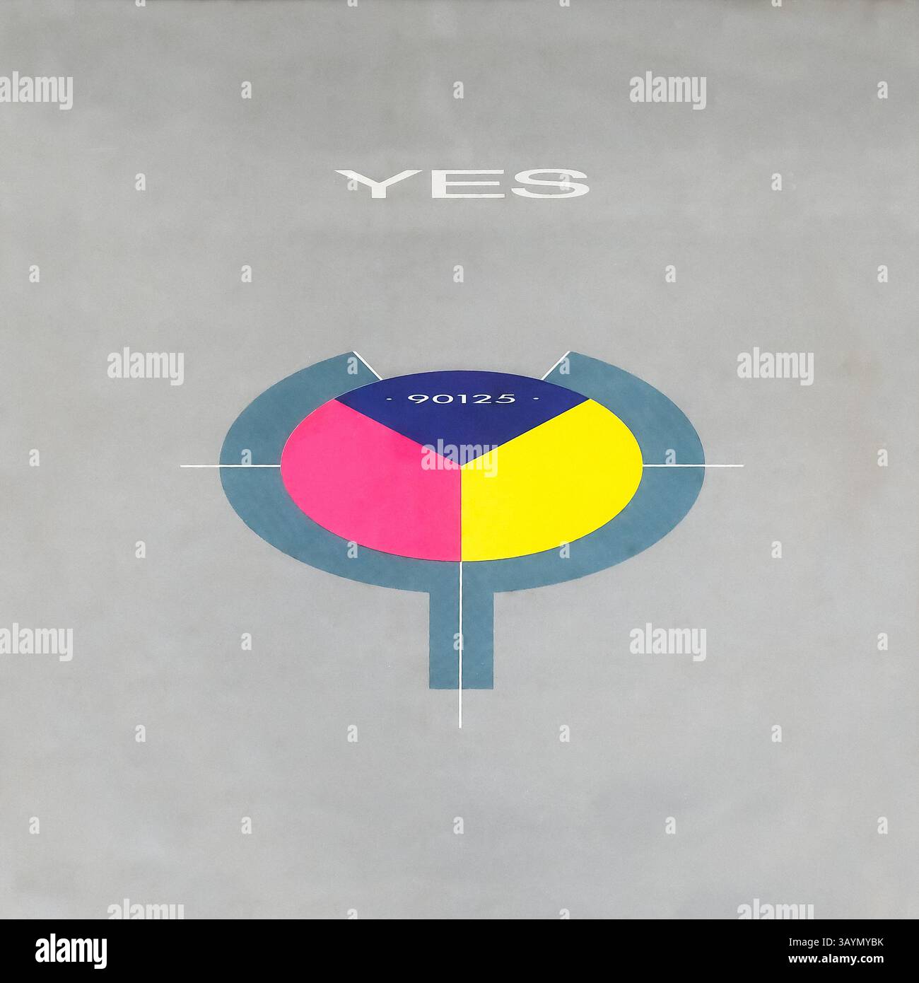 Photographic reproduction of the Album cover of the Band, "Yes - 90125 ...