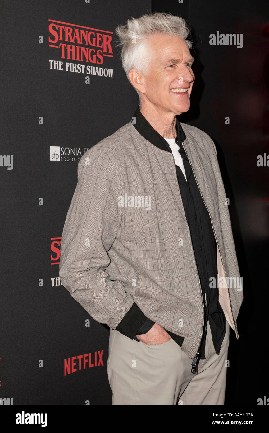 New York, USA. 22nd Apr, 2025. Matthew Modine attends the opening night ...