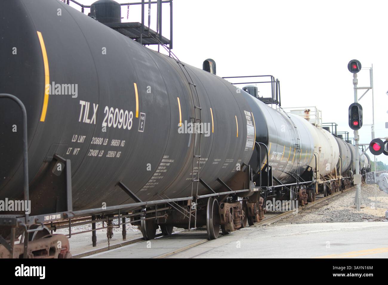 Freight Trains-Houston Texas Stock Photo - Alamy