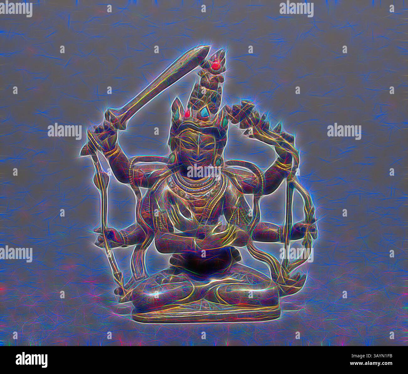 Multi armed deity holds hi-res stock photography and images - Alamy