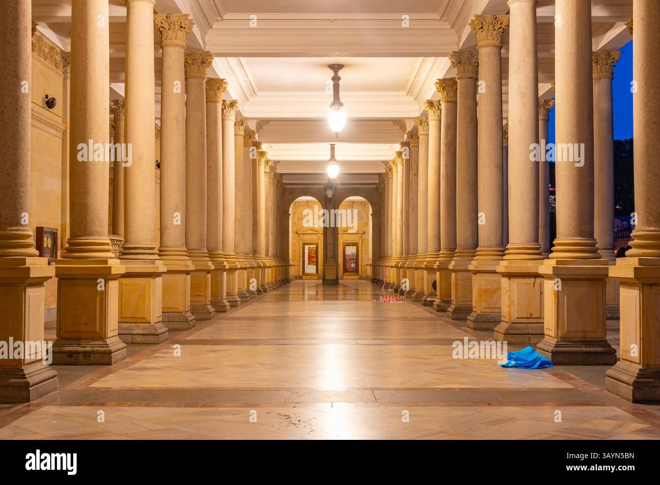 Mill colonnade in Karlovy Vary, Czech republic.IMAGE Stock Photo - Alamy