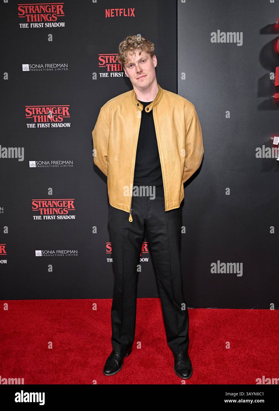 Logan Gould attends "Stranger Things: The First Shadow" Broadway ...