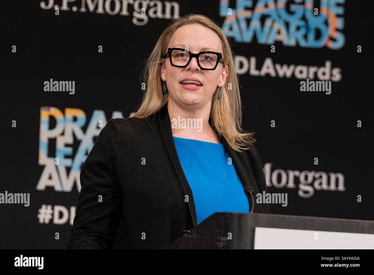 New York, NY, April 22, 2025: Bevin Ross speaks during announcement for ...