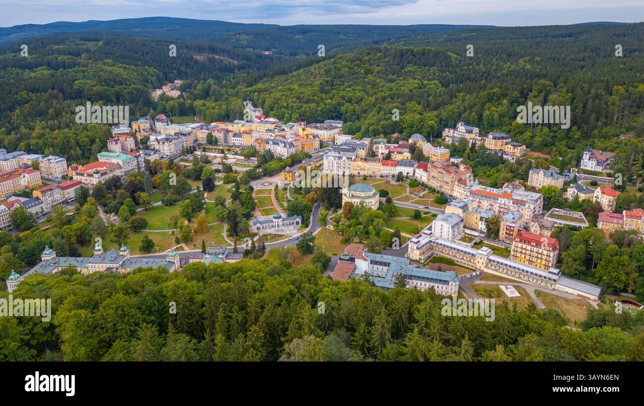 Marianske lazne marienbad aerial view hi-res stock photography and ...