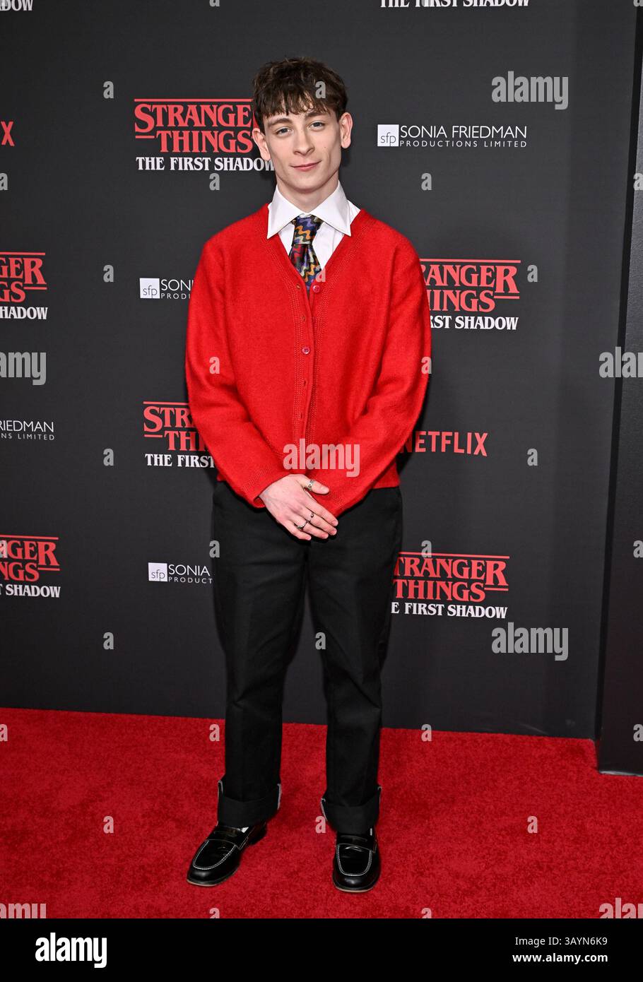 Louis McCartney attends "Stranger Things: The First Shadow" Broadway ...