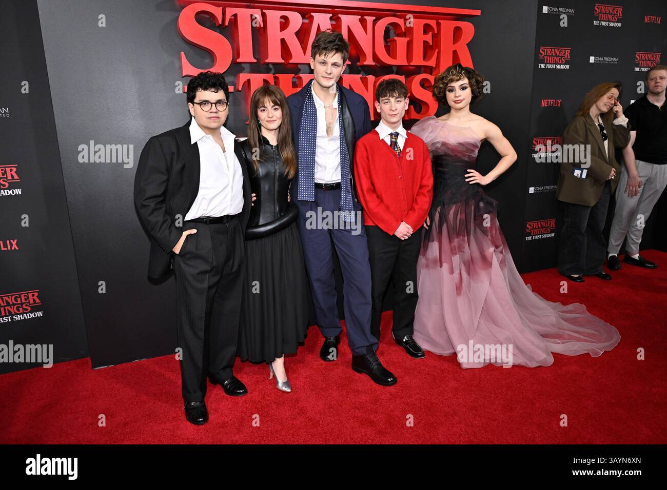 Cast members Juan Carlos, from left, Alison Jaye, Burke Swanson, Louis ...