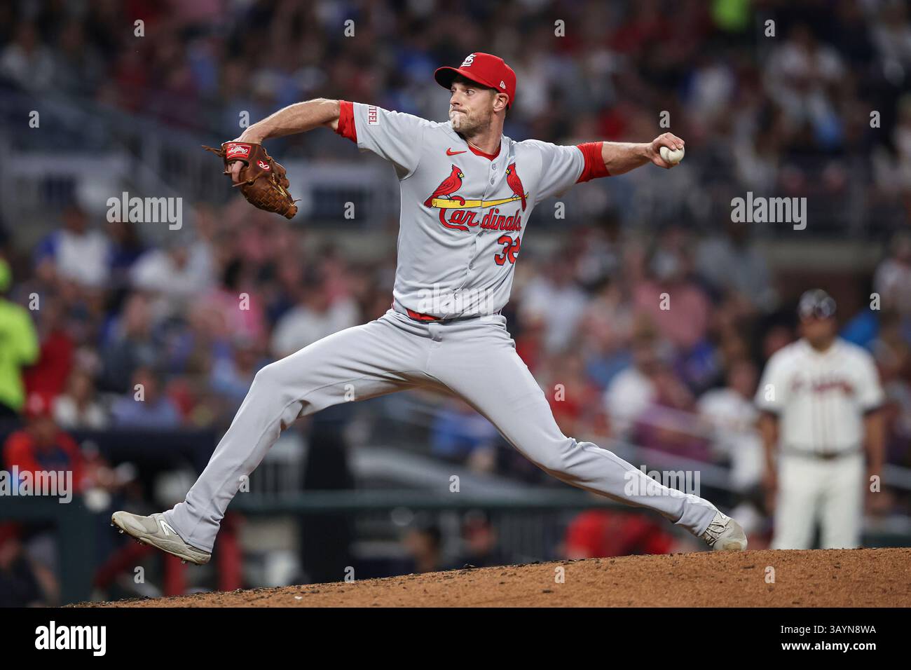 St. Louis Cardinals pitcher Steven Matz (32) delivers in the sixth ...