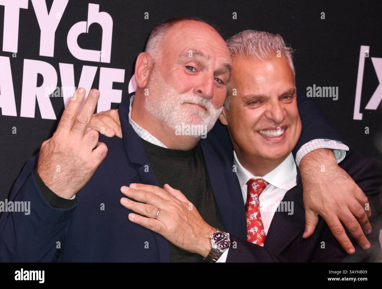 New York, NY, USA. 22nd Apr, 2025. Jos Andr s and Eric Ripert at the City Harvest Presents The ...