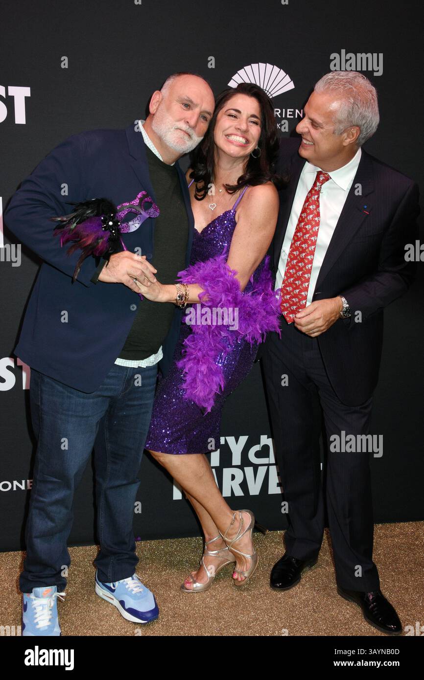 New York, NY, USA. 22nd Apr, 2025. Jos Andr s, Sandra Ripert and Eric ...