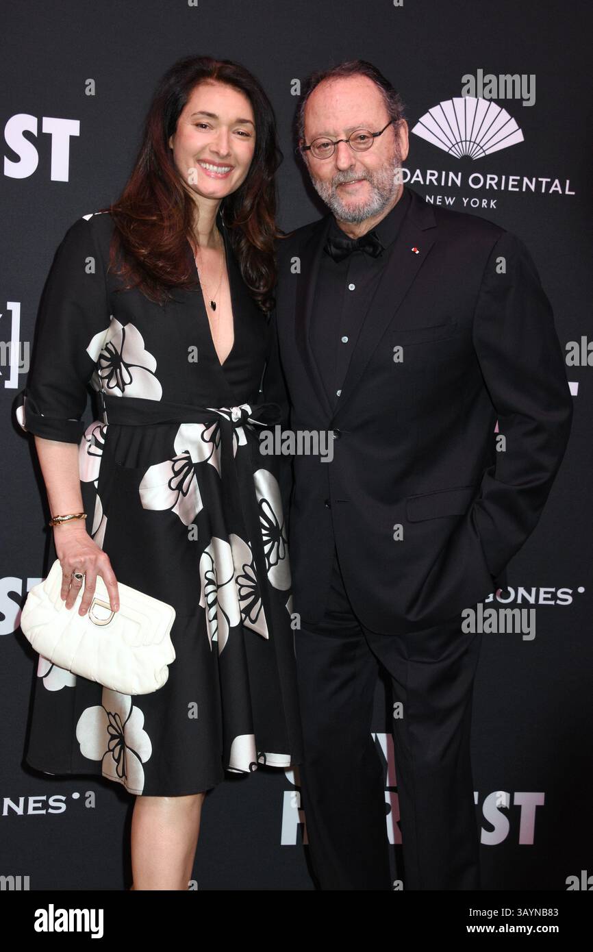 New York, NY, USA. 22nd Apr, 2025. Zofia Borucka and Jean Reno at the ...