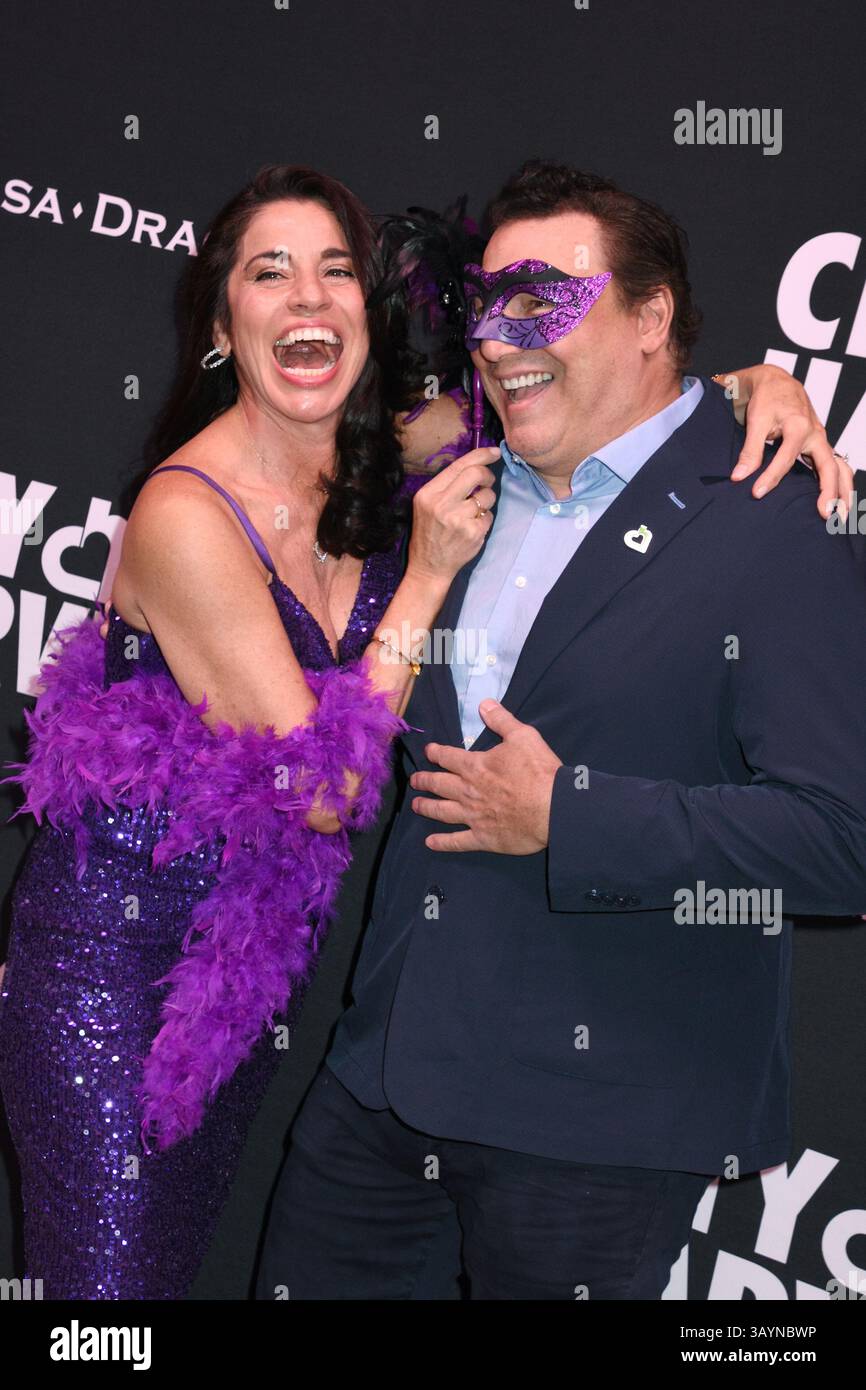 New York, NY, USA. 22nd Apr, 2025. Sandra Ripert and Rocco DiSpirito at ...