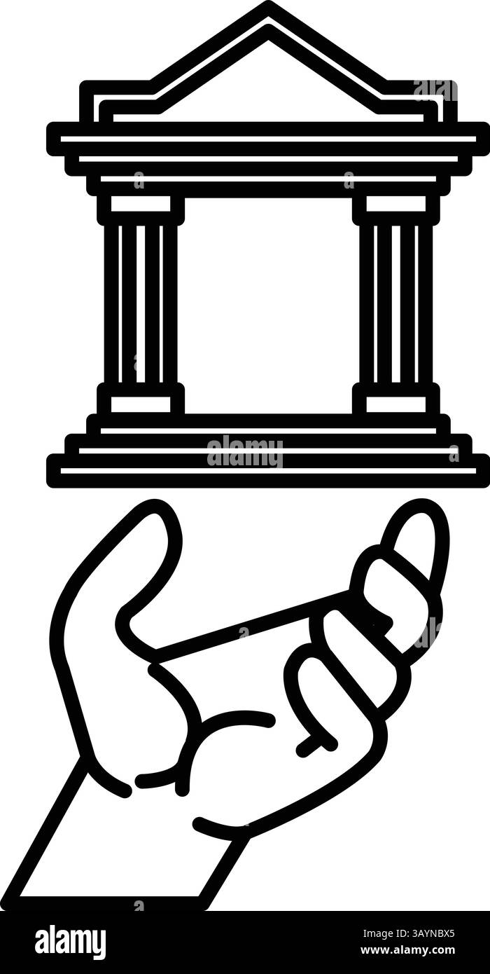 Male clenched fist holding white Stock Vector Images - Alamy