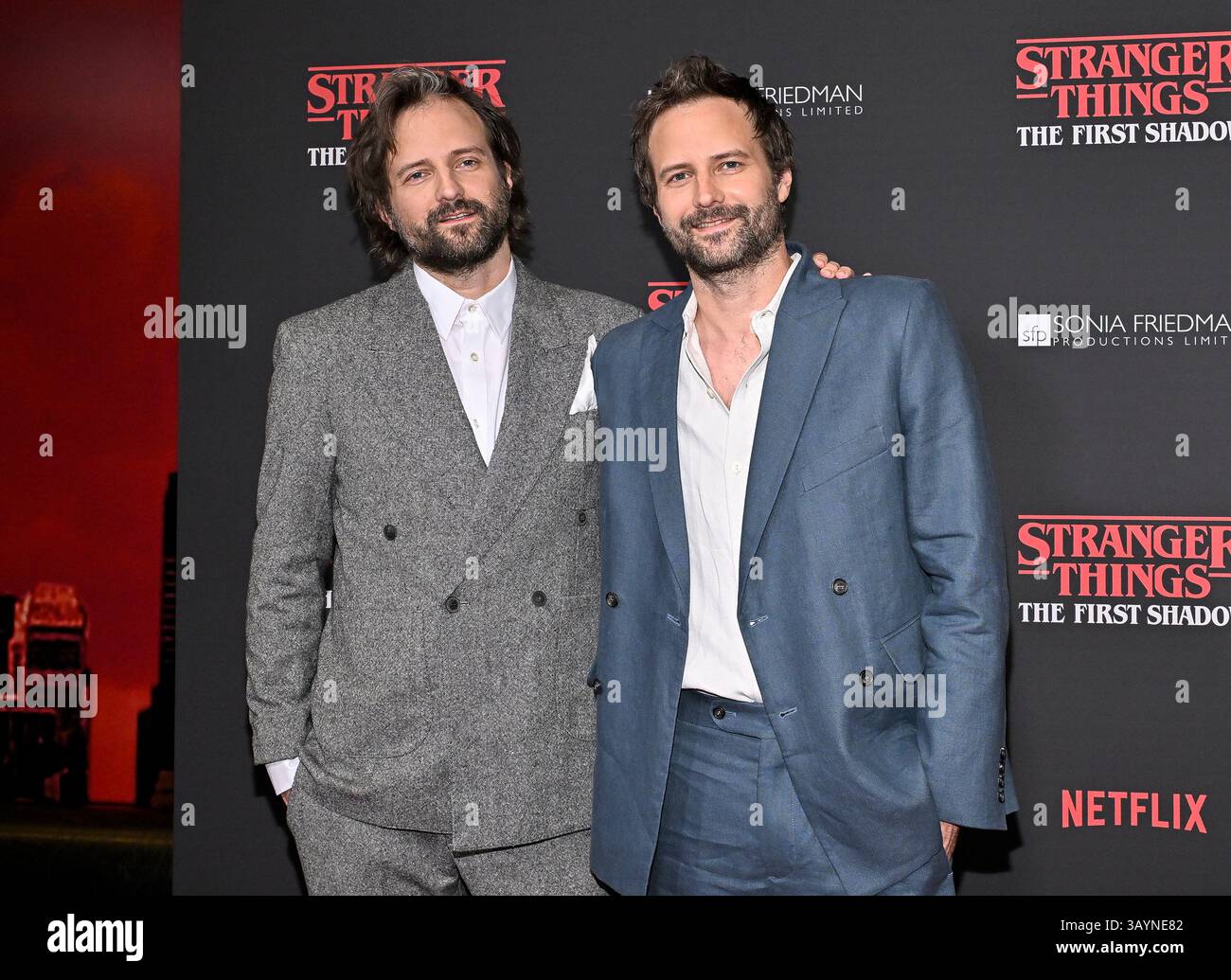 Matt Duffer, left, and Ross Duffer attend "Stranger Things: The First ...