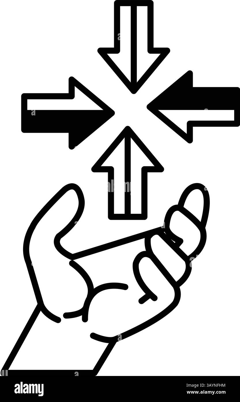 Finger pointed Stock Vector Images - Alamy