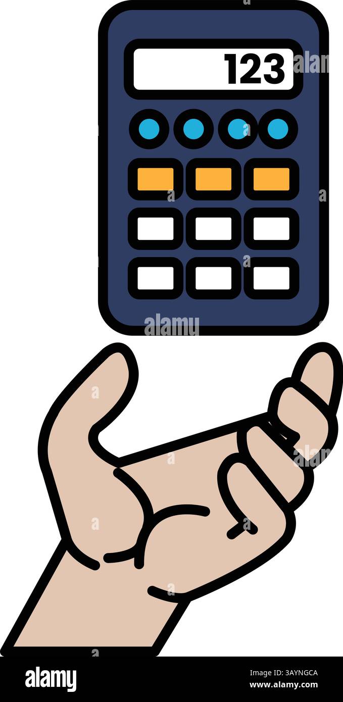 Perform calculations Stock Vector Images - Alamy