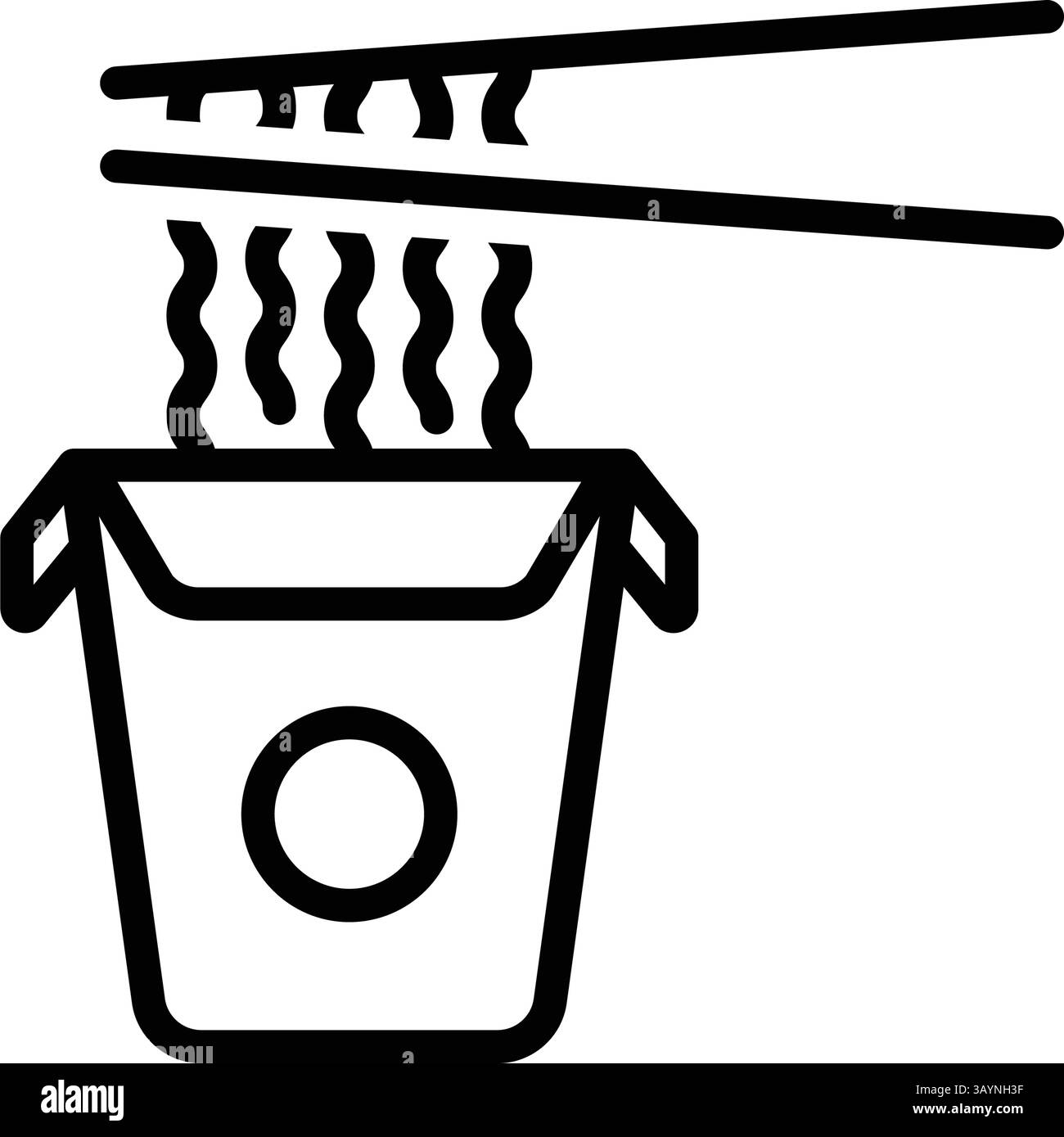 Instant noodles cup Stock Vector Images - Alamy