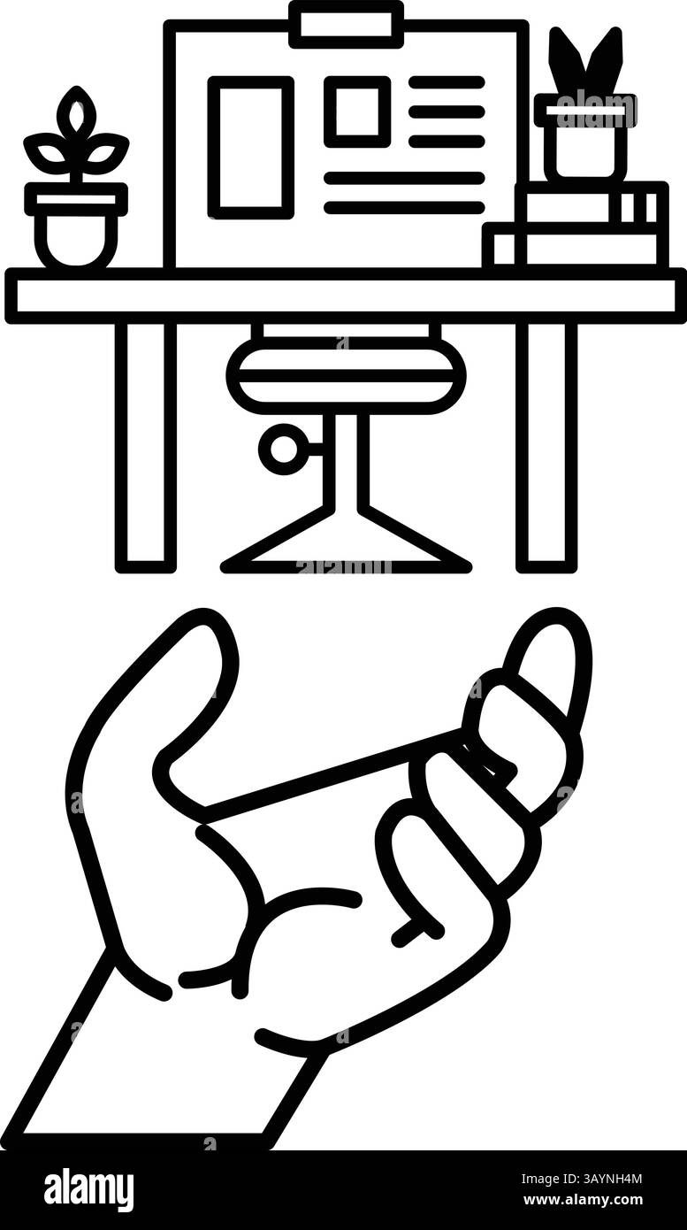 Book thumb up line Stock Vector Images - Alamy