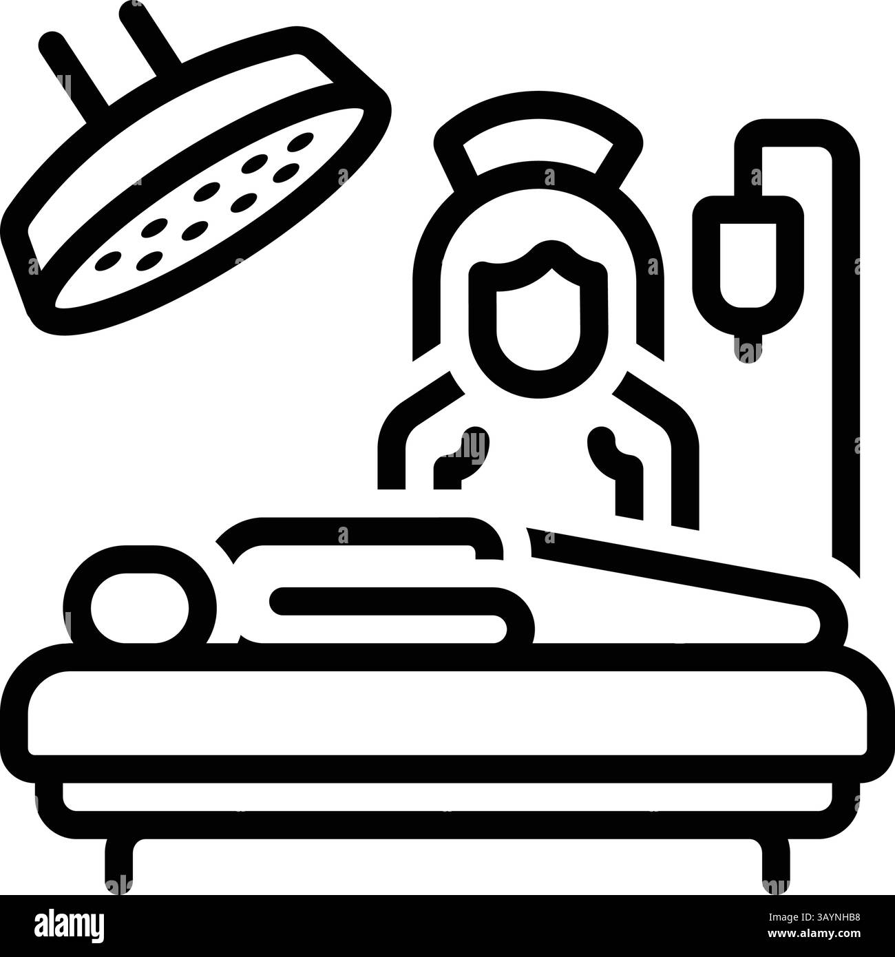 Surgeon and operation Stock Vector Images - Alamy