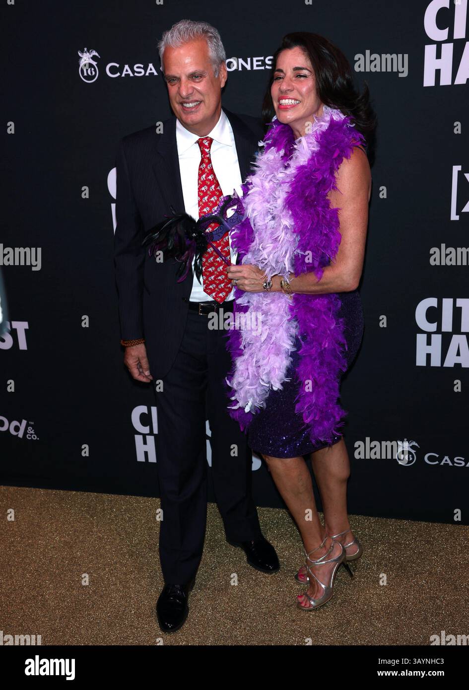 Eric Ripert and Sandra Ripert attend the City Harvest Gala at Cipriani ...