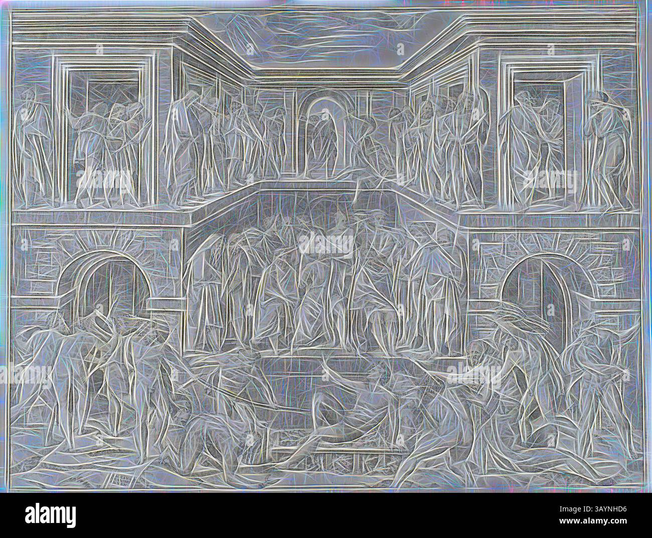 Arranged within architectural structures hi-res stock photography and ...