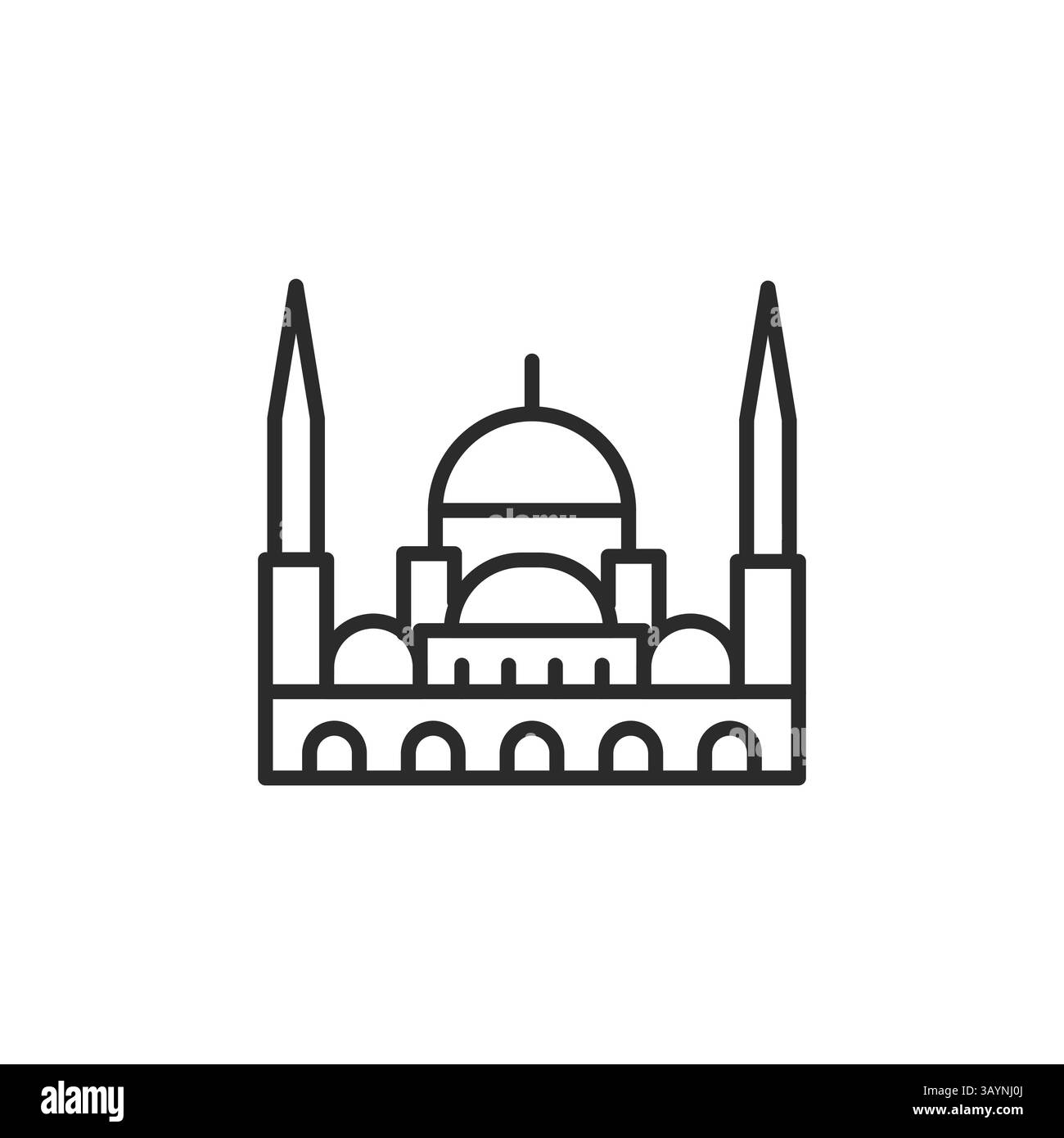Islam prayer mosque Cut Out Stock Images & Pictures - Alamy