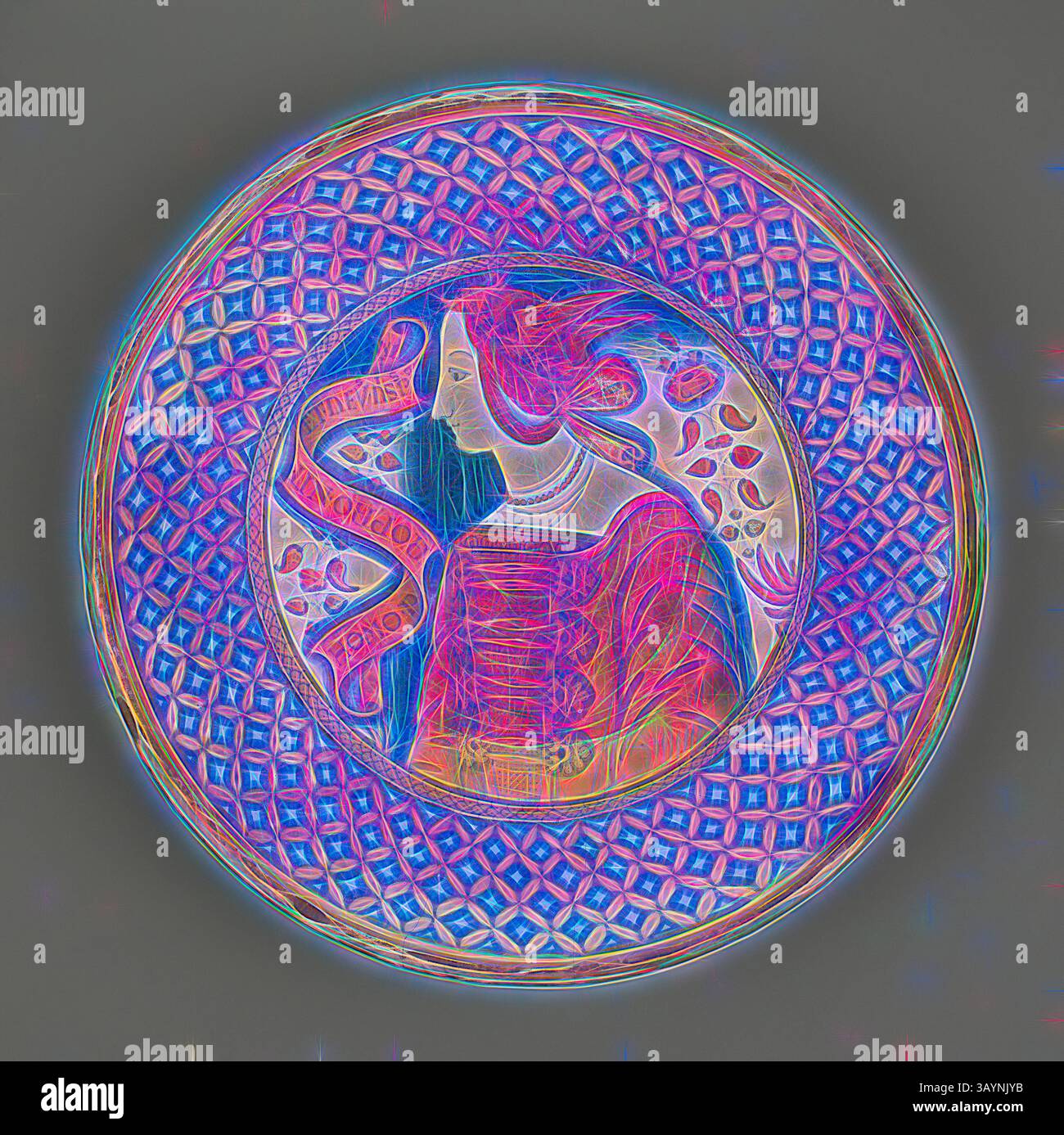 Stylized female figure surrounded hi-res stock photography and images ...