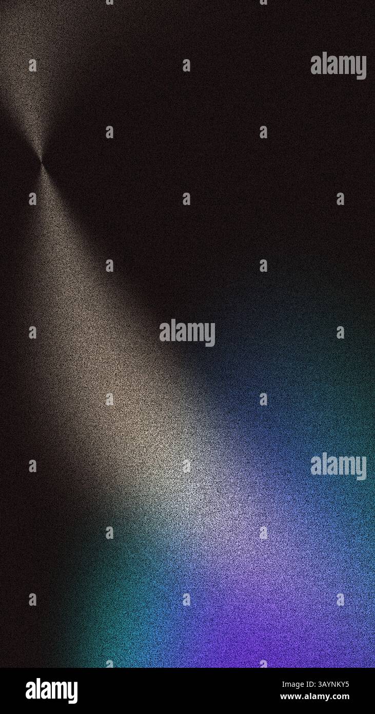 Abstract light and shadow with colorful noise gradient effect in dark ...