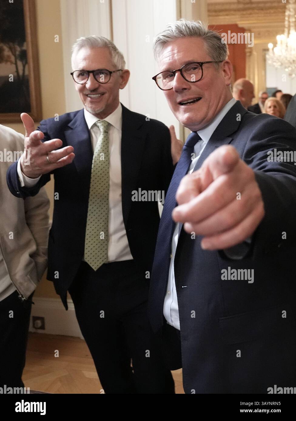 Prime Minister Sir Keir Starmer during a reception to celebrate St ...