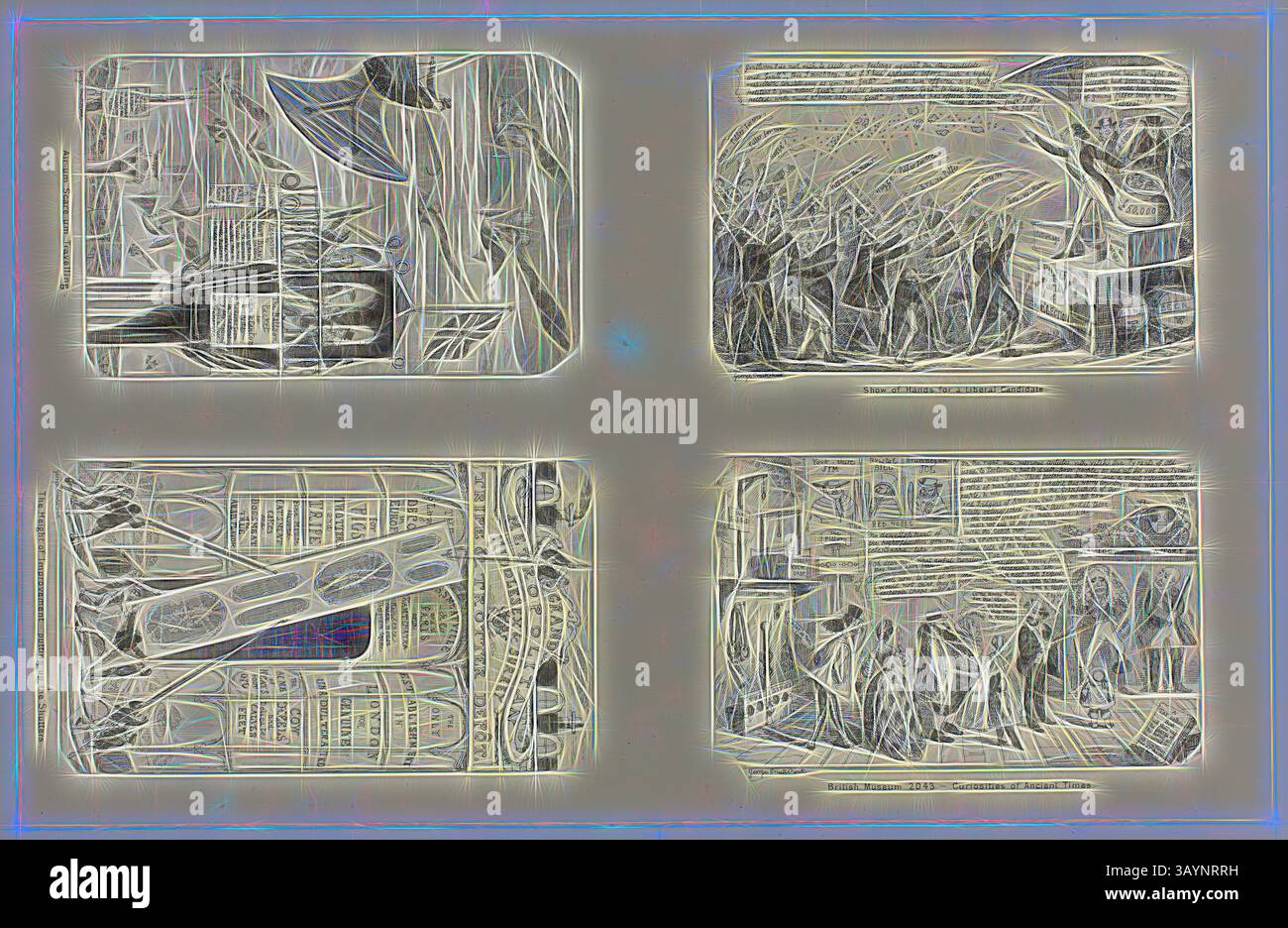 Chaotic scenes of struggle hi-res stock photography and images - Alamy