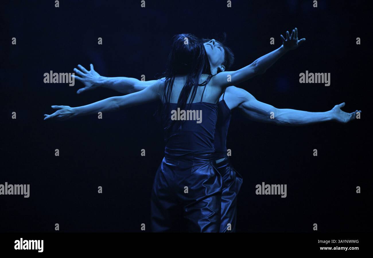 Performance by the Stuttgart Ballet in front of the final of the Tennis ...