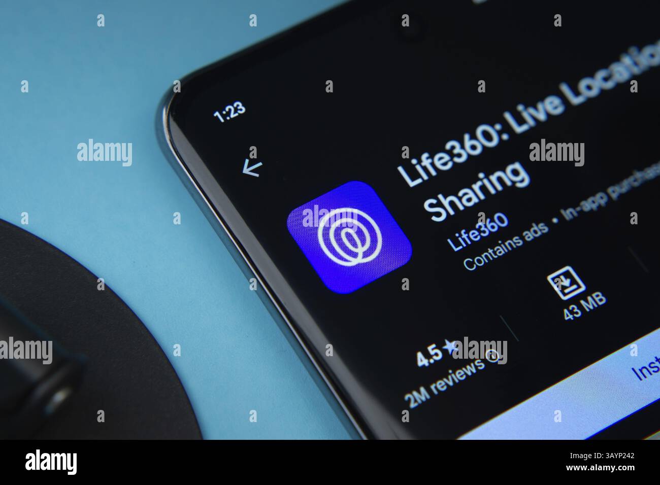Dhaka, Bangladesh- 17 March 2025: The life 360 app from Google ...