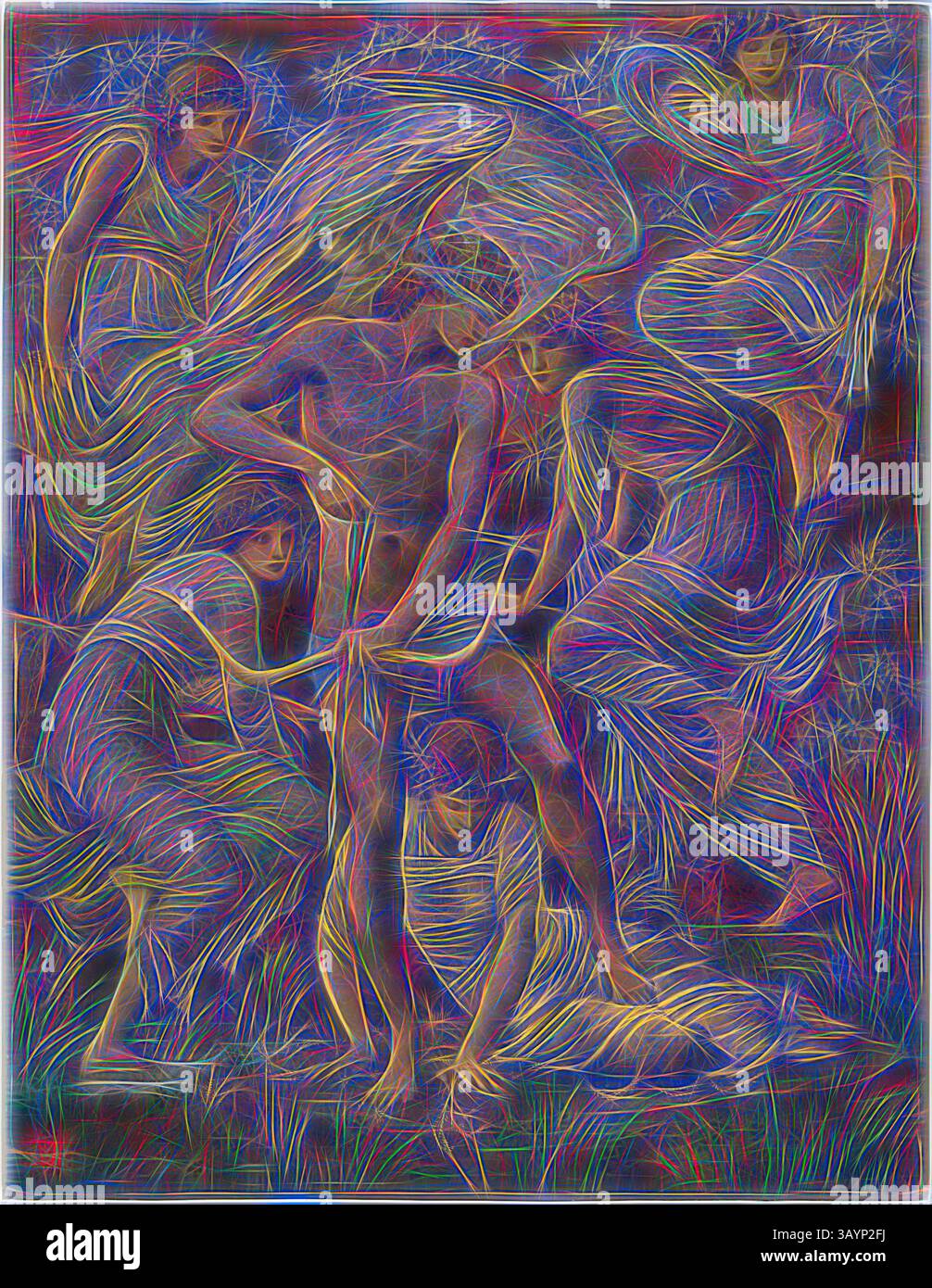 Group of ethereal figures surrounds hi-res stock photography and images ...