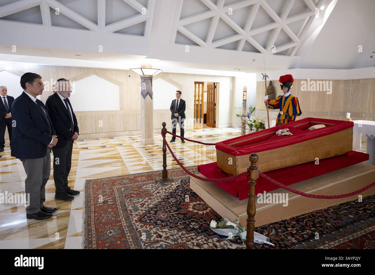 Italy, Rome, Vatican, 22-04-2025 The President of the Jewish Community ...