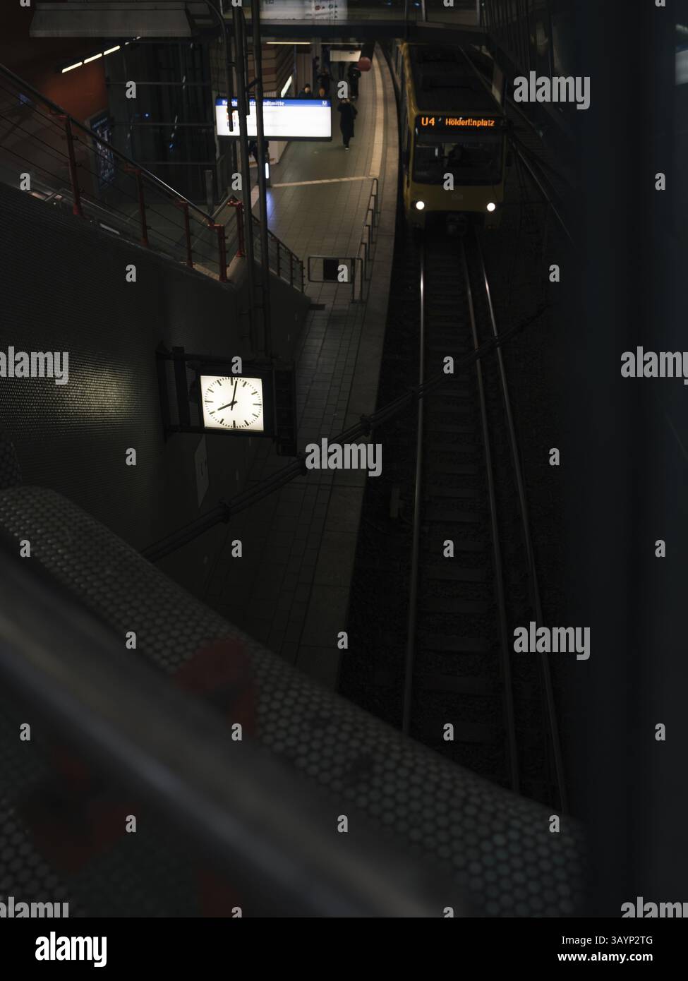 Stuttgart Central Station, Baden-Wuerttembergm Germany, underground ...