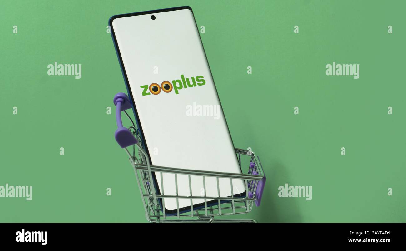 Dhaka, Bangladesh 19 April 2025: Person holding smartphone with website ...